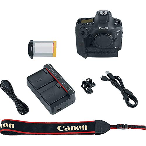 Canon EOS-1D X Mark II DSLR Camera (Body Only) with Microfiber Cleaning Cloth – Renewed