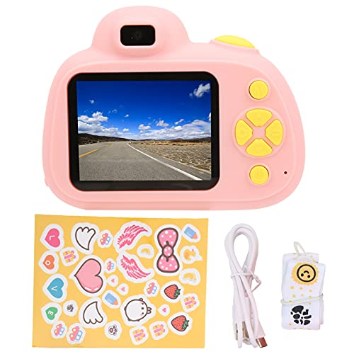 Vifemify Cute HD Children Digital Camera Mini 2.4 Inch IPS Screen Camera Toy for Boys Girls Birthday Gift Camera for Kids Print