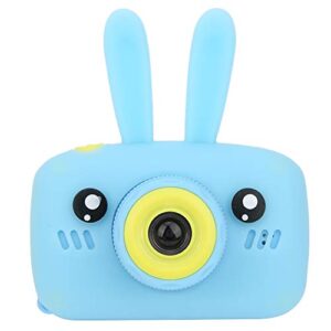 Digital Children Camera, Mini 1.2MP Toy Cartoon Fun Digital DV Camera with 2.0 Inch IPS Screen Taking Picture/Recording/Photo Stickers/Selfie Shooting,Birthday Holiday(X500 Rabbit)