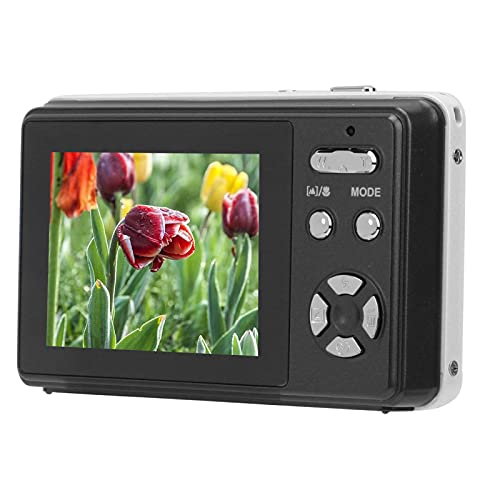 070 Camera Mini Portable 40MP Digital Camera 2.4 Inch IPS Screen Mini Video Camera with 16x HD Digital Zoom 32GB Video Camera (Black)