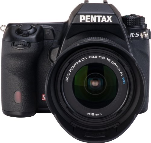 Pentax K-5 16.3 MP Digital SLR with 18-55mm Lens and 3-Inch LCD (Black)