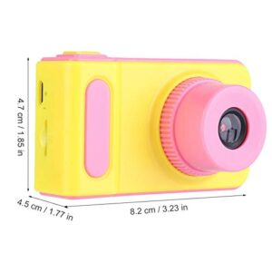 YUANJS Kids Digital Camera,2 Inch 1080P Digital Video Camera Cartoon Toy Camera Children Birthday/Christmas/Children's Day Gift(Pink)