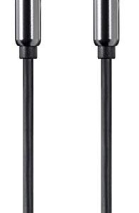 Monoprice Onyx Series Auxiliary 3.5mm TRRS Audio & Microphone Cable, 6ft - (118633) Black