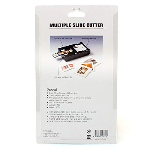 Matin Multiple Slide Film Cutter for 35mm 6x45 6x6 6x7 60mm Format