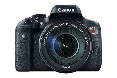 Canon T6i EOS Rebel DSLR Camera with EF-S 18-135mm f/3.5-5.6 is STM Lens+ Advanced Sunshine Bundle