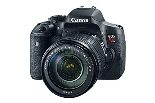 Canon T6i EOS Rebel DSLR Camera with EF-S 18-135mm f/3.5-5.6 is STM Lens+ Advanced Sunshine Bundle