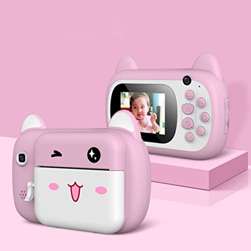 Mobestech Toy Camera 1pc Printable White Mini Lens Photo Children's Million Video Toypink Dual Camera Camra