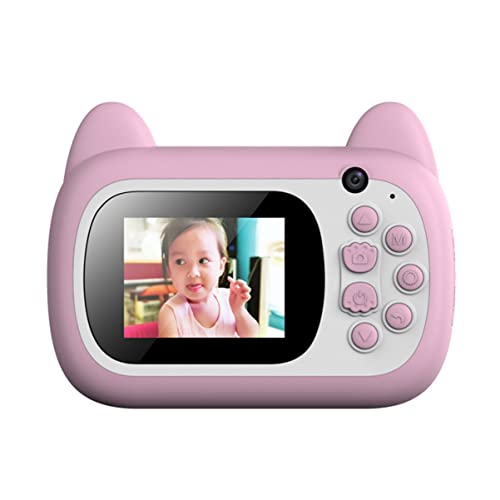 Mobestech Toy Camera 1pc Printable White Mini Lens Photo Children's Million Video Toypink Dual Camera Camra