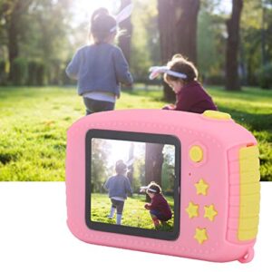 ASHATA Digital Kids Camera, 32GB TF Card Multifunctional Mini Kids Digital Video Camera,Portable Pink ABS Children Digital Camera 12MP 2.0-Inch HD IPS Color Display Screen Gift Toy for Child