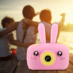 ASHATA Digital Kids Camera, 32GB TF Card Multifunctional Mini Kids Digital Video Camera,Portable Pink ABS Children Digital Camera 12MP 2.0-Inch HD IPS Color Display Screen Gift Toy for Child