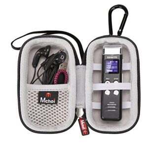 Mchoi Hard Portable Travel Case for Sony ICD-UX570 / EVISTR 16GB Digital Voice Recorder, Case Only