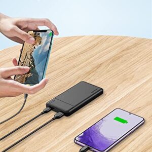 AsperX Portable Charger, PD 22.5W 10000mAh USB C Power Bank Fast Charging, Daul Output Portable Phone Charger Battery Pack Charger Portable for iPhone 14/13/12/11, Samsung S21/22 Google iPad and More