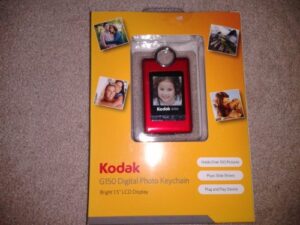 kodak red g150 digital photo keychain