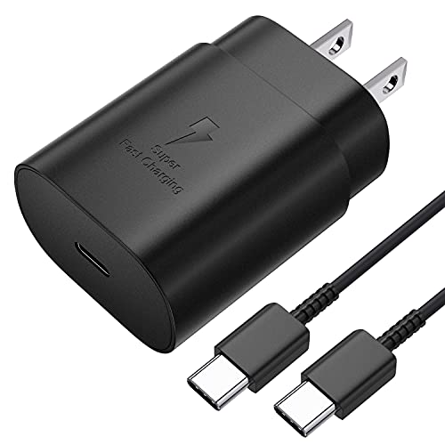 USB C Charger, 25W Type C Fast Wall Charger with PD 3.0, Compact Power Adapter Compatible with Samsung Galaxy S23 Ultra/S23/S23+/S22/S22 Ultra/S22+, S21 Ultra, S20 Ultra/Note 20/Note20 Ultra, Note 10