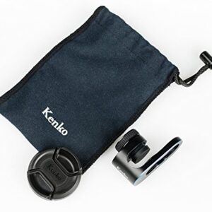 Kenko Real Pro KE-RP065WM Clip Wide 0.65x and Macro Lens for Smartphone/Tablet/Notebook Black