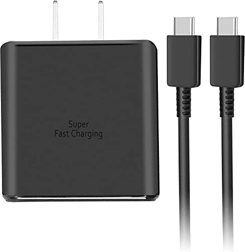 45W Samsung Charger Type C Super Fast Charging USB C Charger for Samsung Galaxy S23 Ultra/S23/S23+/S22/S22 Ultra/S22+/Note 10/Note 20/S20/S21/S10, Galaxy Tab S7/S8, PPS Charger