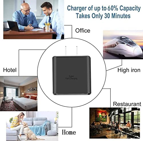 45W Samsung Charger Type C Super Fast Charging USB C Charger for Samsung Galaxy S23 Ultra/S23/S23+/S22/S22 Ultra/S22+/Note 10/Note 20/S20/S21/S10, Galaxy Tab S7/S8, PPS Charger