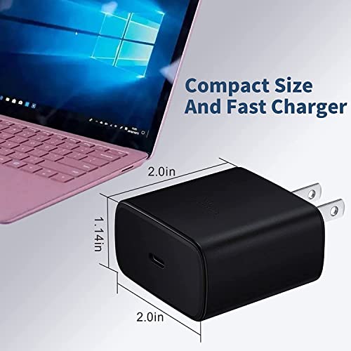 45W Samsung Charger Type C Super Fast Charging USB C Charger for Samsung Galaxy S23 Ultra/S23/S23+/S22/S22 Ultra/S22+/Note 10/Note 20/S20/S21/S10, Galaxy Tab S7/S8, PPS Charger