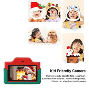 PUSOKEI Kids Camera, High Definition 4800W Children's Digital Camera with Automatic White Balance, Large Screen, Rugged, Drop Resistant, Portable Camera for Kids