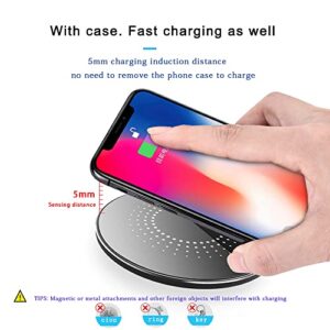 30W Wireless Charger Pad, Wireless Charger 30W, Fast Wireless Charger, Qi Wireless Charging Compatible with Samsung Galaxy S22/S22+/S21/S20/S10, Fast Charger Compatible with iPhone 13/12/11 Series