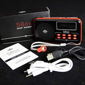 SBox Spirit Box + EVP Recorder with Built-in Flashlight