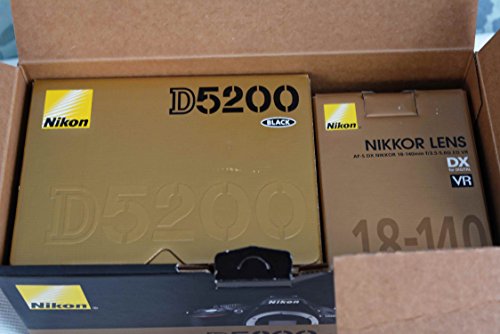 Nikon D5200 24.1 MP DX-Format CMOS Digital SLR Camera with 18-140mm VR NIKKOR Zoom Lens (Discontinued by Manufacturer)