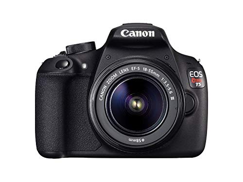 Canon EOS Rebel T5 18.0MP Camera with EF-S 18-55mm III Kit International Version (No Warranty)