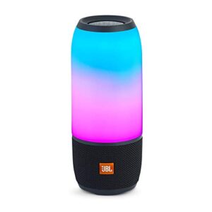 jbl pulse 3 – wireless bluetooth waterproof speaker – black