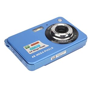 Compact Camera, 4K AntiShake Digital Camera for Photography (Blue)