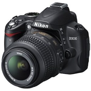 Nikon D3000 10.2MP Digital SLR Camera with 18-55mm f/3.5-5.6G AF-S DX VR Nikkor Zoom Lens (Renewed)