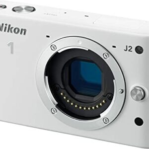 Nikon 1 J2 10.1 MP HD Digital Camera (White) Body Only (Renewed)