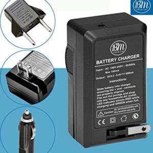 BM Premium NB-10L Battery and Charger Kit for Canon PowerShot SX40 SX50 HS SX60 HS G15 G16 G1 X Digital Camera