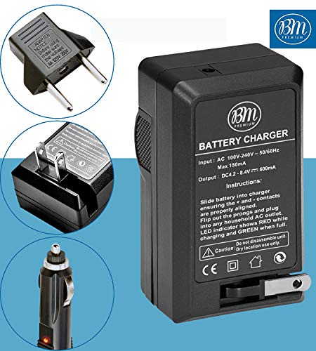 BM Premium NB-10L Battery and Charger Kit for Canon PowerShot SX40 SX50 HS SX60 HS G15 G16 G1 X Digital Camera