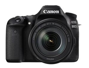 canon eos 80d lens kit ef-s18-135mm f3.5-5.6 is usm–(japan import-no warranty)