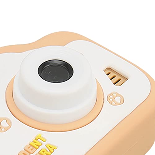 Kids Digital Camera 40MP HD Dual Light Brown ABS USB Children's Cartoon Video Recorder for Boy Girl Children Gift