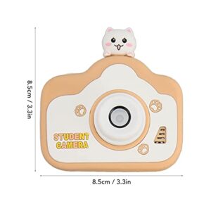 Kids Digital Camera 40MP HD Dual Light Brown ABS USB Children's Cartoon Video Recorder for Boy Girl Children Gift