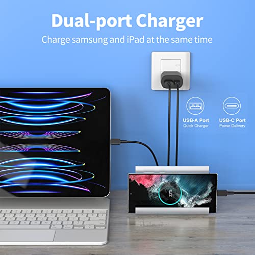 USB C Wall Charger, 25W Super Fast Charger Type C Charger Block for Samsung Galaxy S23/S23 Ultra/S23+/S22/S22 Ultra/S22+/S21/S20/Note 20/Note 10//10 Plus,Z Fold 3 5G/Flip 4/3