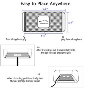 Wireless Car Charger DIY Charging Pad Fast 15W 10W 7.5W Quick Charge Adapter for iPhone 14 13 12 Mini 11 Pro Max 8 Plus X XR Xs Airpods LG Samsung Note 10 Galaxy Buds S9 S10 S20 S21 S22 Android Phones