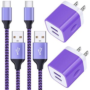 fast usb c charger, type c wall charger for samsung galaxy a14 5g s20 fe s20+ s21 s22 s23 ultra a03s a04s a23 a14 5g a13 a53 a32 a12,power adapter charger block 6ft usb c charger cable fast charging