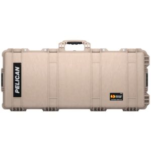 Pelican Protector 1700 Long Case - Multi-Purpose Hard Case with Foam - Tripod, Camera Equipment, Sportsmans Gun Case, Electronics Gear, and More (Desert Tan)