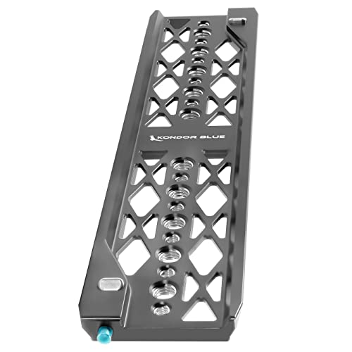 Kondor Blue 12" ARRI Lightweight Dovetail Plate, Space Gray