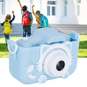 Children Camera, 40MP Cartoon Cat Photograph Camera, Toddler Camera, Multifunction Video Camera, Children Camera, Digital Video Camera, Birthday Gift for Children(Blue)