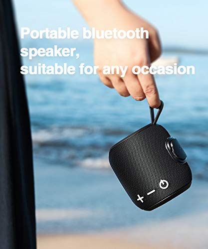 Sanag Portable Bluetooth Speaker, Bluetooth 5.0 Dual Pairing Loud Wireless Mini Speaker,360 HD Surround Sound & Rich Stereo Bass 24H Playtime IP67 Waterproof for Travel Outdoors Home and Party