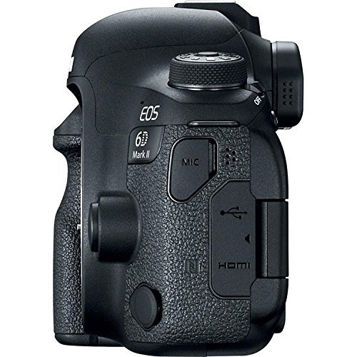 Canon EOS 6D Mark II Wi-Fi Digital SLR Camera Body with BG-E21 Battery Grip (Renewed)