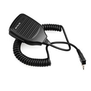 Retevis Walkie Talkies Speaker Mic 2 Pin Shoulder Speaker Compatible with Retevis RT22 RT21 RT68 H-777 RT22S RB29 RT86 RT-5R RT19 RT27 RB15 RB29 RT17 Baofeng UV-5R UV-82 Two Way Radios (2 Pack)