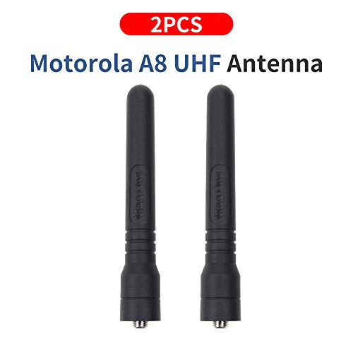 2 Pack UHF 400-470 MHz Standard Antenna for Motorola Mag One BPR40 A8 Radio