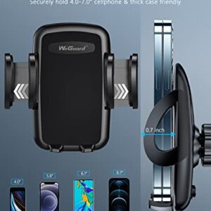 WeGuard Cup Holder Phone Mount, No Shaking Cup Phone Holder for Car Rock Solid Car Phone Holder Mount for Cars, Trucks, SUVs etc, Compatible with iPhone 14 13 Plus Pro Max Samsung All 4-7'' Phones