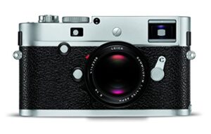 leica 10772 m-p (typ 240) 24mp slr camera with 3-inch lcd (silver chrome)