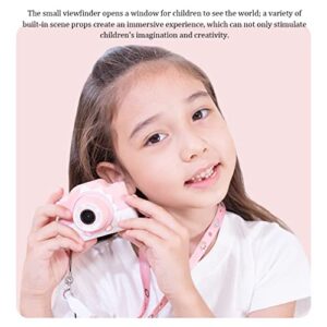 QSYY Children's Camera Toy 32 Million Pixels 1080P High-Definition Video Dual Lens, 2 Inch IPS Eye Protection Screen, 3-10 Year Old Girl Boy Digital Camera Gift, with 32GB SD Card,Green