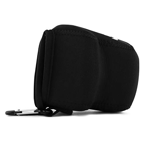 MegaGear MG1753 Ultra Light Neoprene Camera Case Compatible with Canon EOS M6 Mark II (15-45mm) - Black